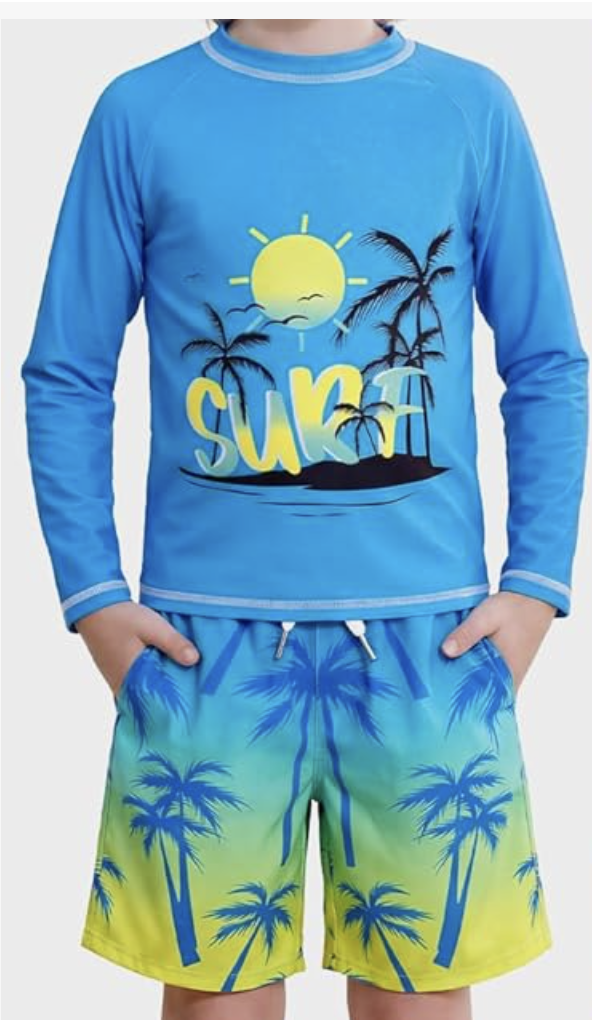 Boys' 2-pc swimwear sets, $9-11+ | 2-pc t-shirt & joggers set, $9 ...