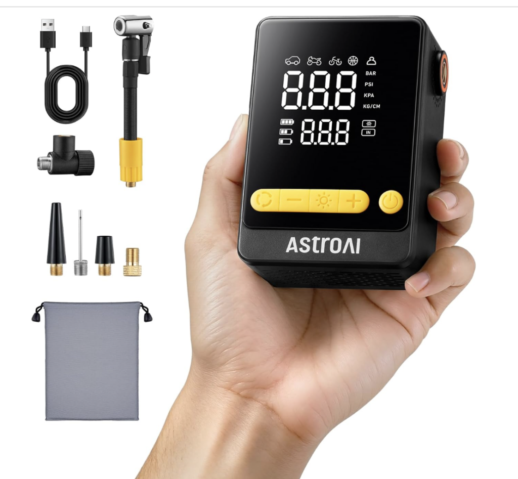 Tire inflator $15+| Inflatable camping lantern $14+| Multitool knife ...