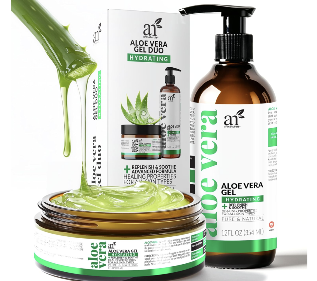 Aloe Vera Gel set, $6+ | 9-in-1 Nail Glue kit with Mini UV Light, $6 ...