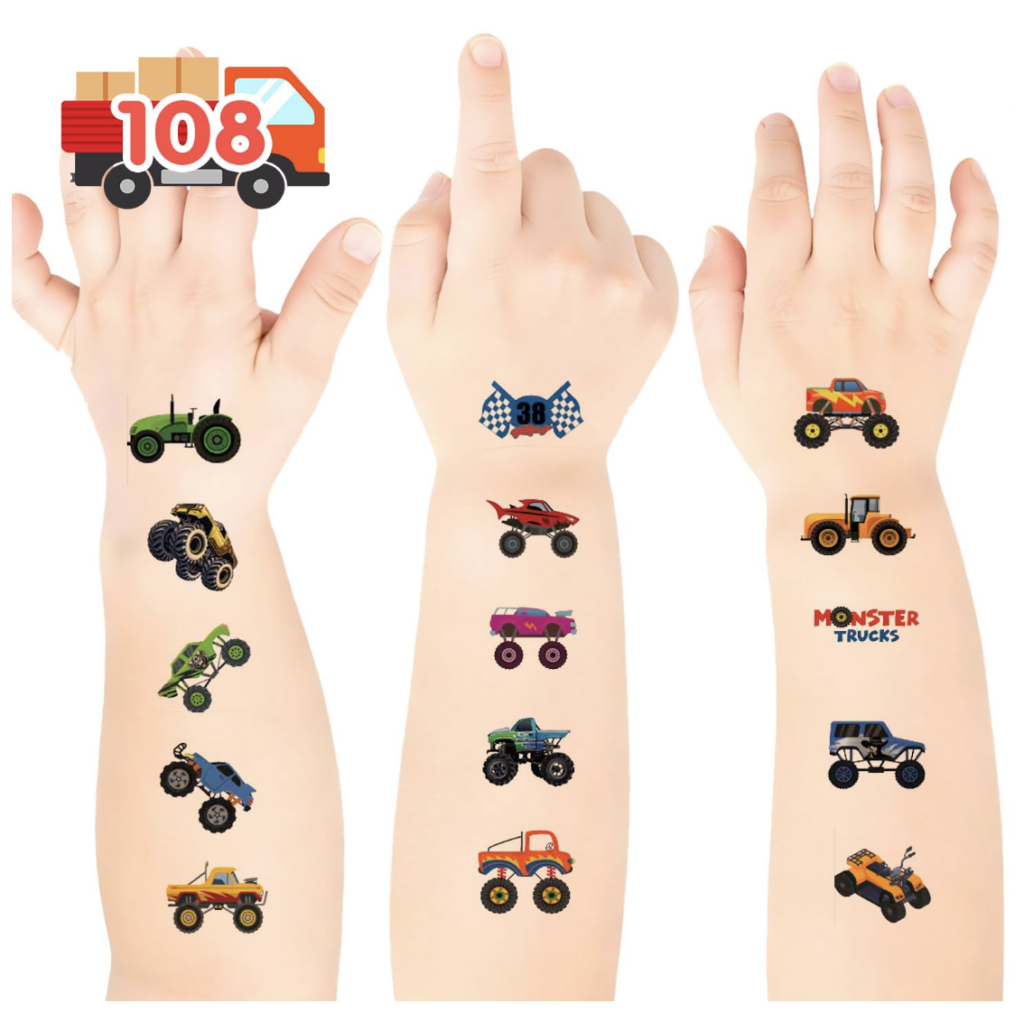 108-ct kids Temporary Tattoos $2+ | 6-pk Reusable Sticker Books $6+ and ...