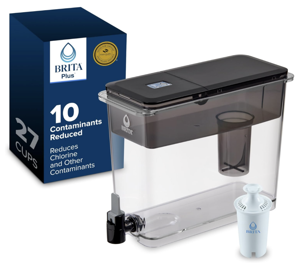 Water Filter Pitcher $17+ | Extra-Large Water Dispenser w/ Filter $30 ...