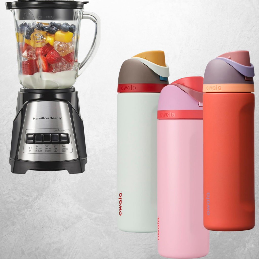 Glass blender, $23+ | Insulated water bottle, $23+ | Smart Savers