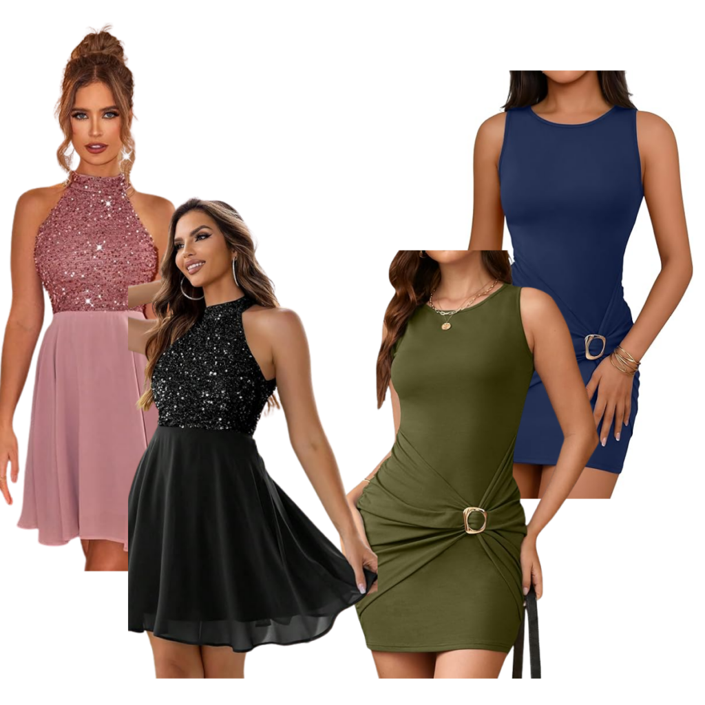 Party-wear dresses, $9-14+ | Smart Savers