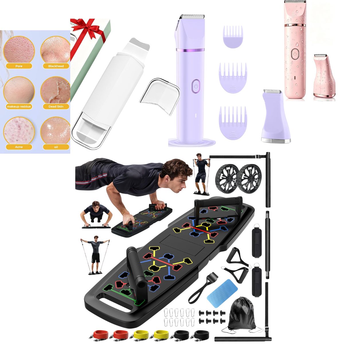 Blackhead remover tool, $3+ | 2-in-1 rechargeable trimmer, $8 ...