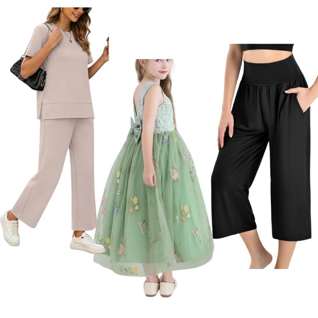 Women's Capri pants, $5+ | 2-pc lounge sets, $11-12+ | Girls ...