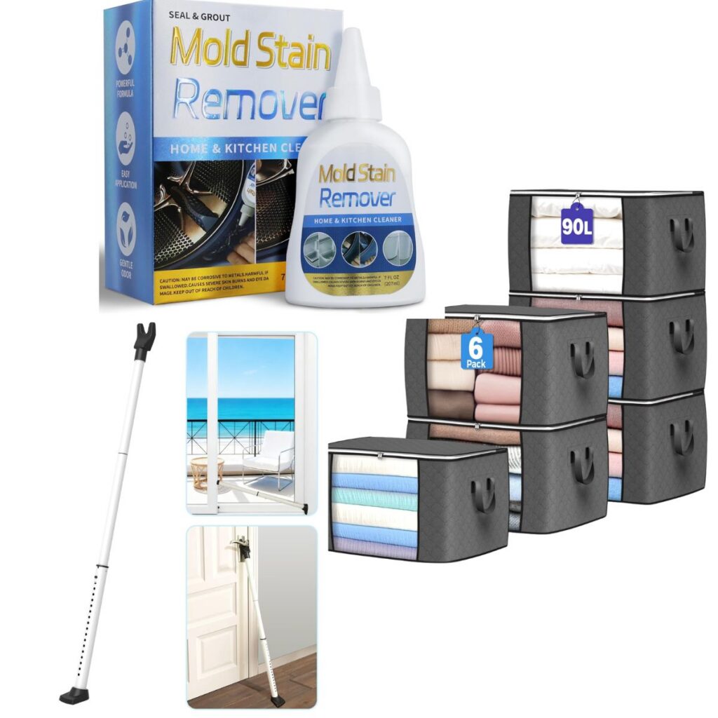 Multi-purpose stain remover gel, $6+ | 6-pk clothes storage bags, $10 ...