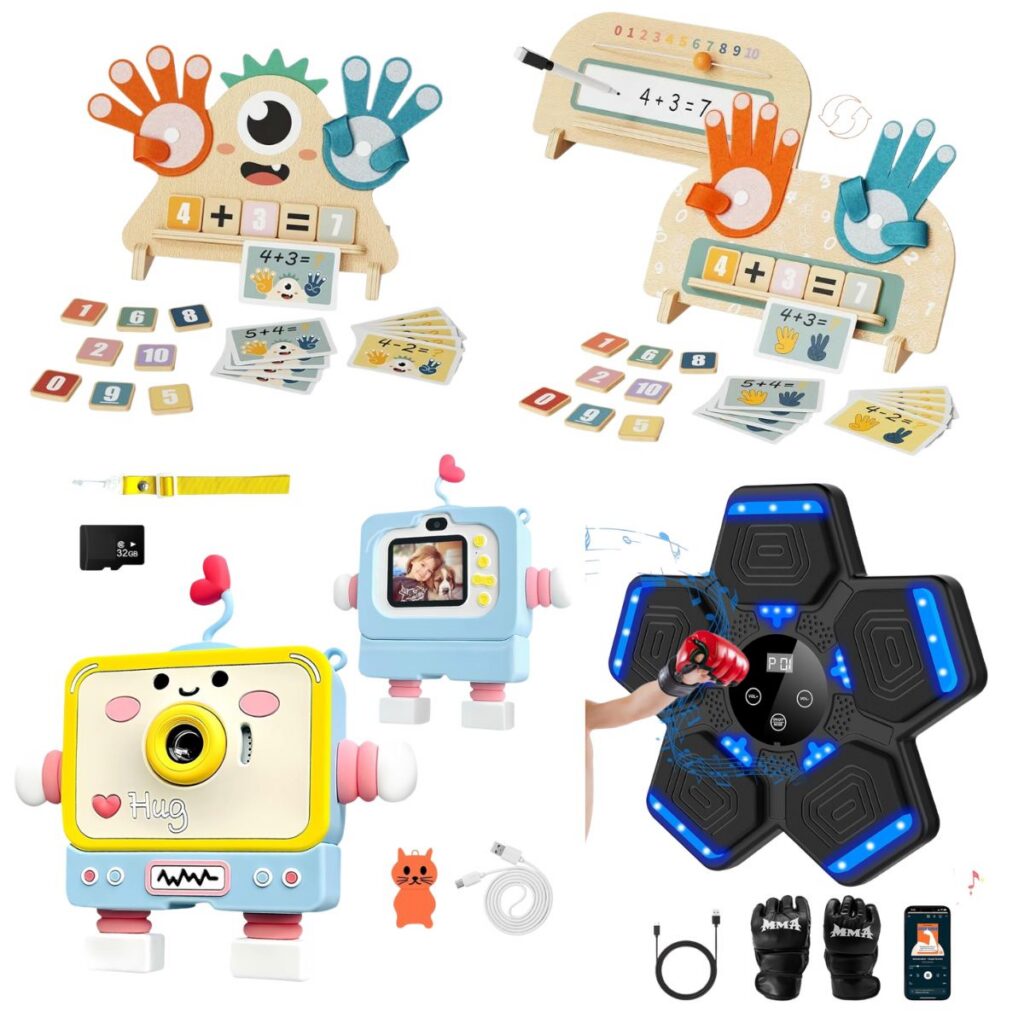 Math Educational toy, $5-6+ | Digital Camera, $11+ | Smart Boxing ...