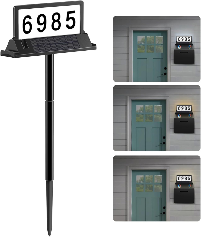 Solar Number Signs $17+ | Area Rug $19+ | 3pcs Kitchen Rugs $18 ...