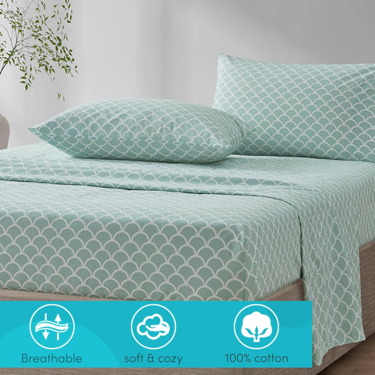 100% Cotton 4-Piece Bedding Set $28-$29+ | Smart Savers